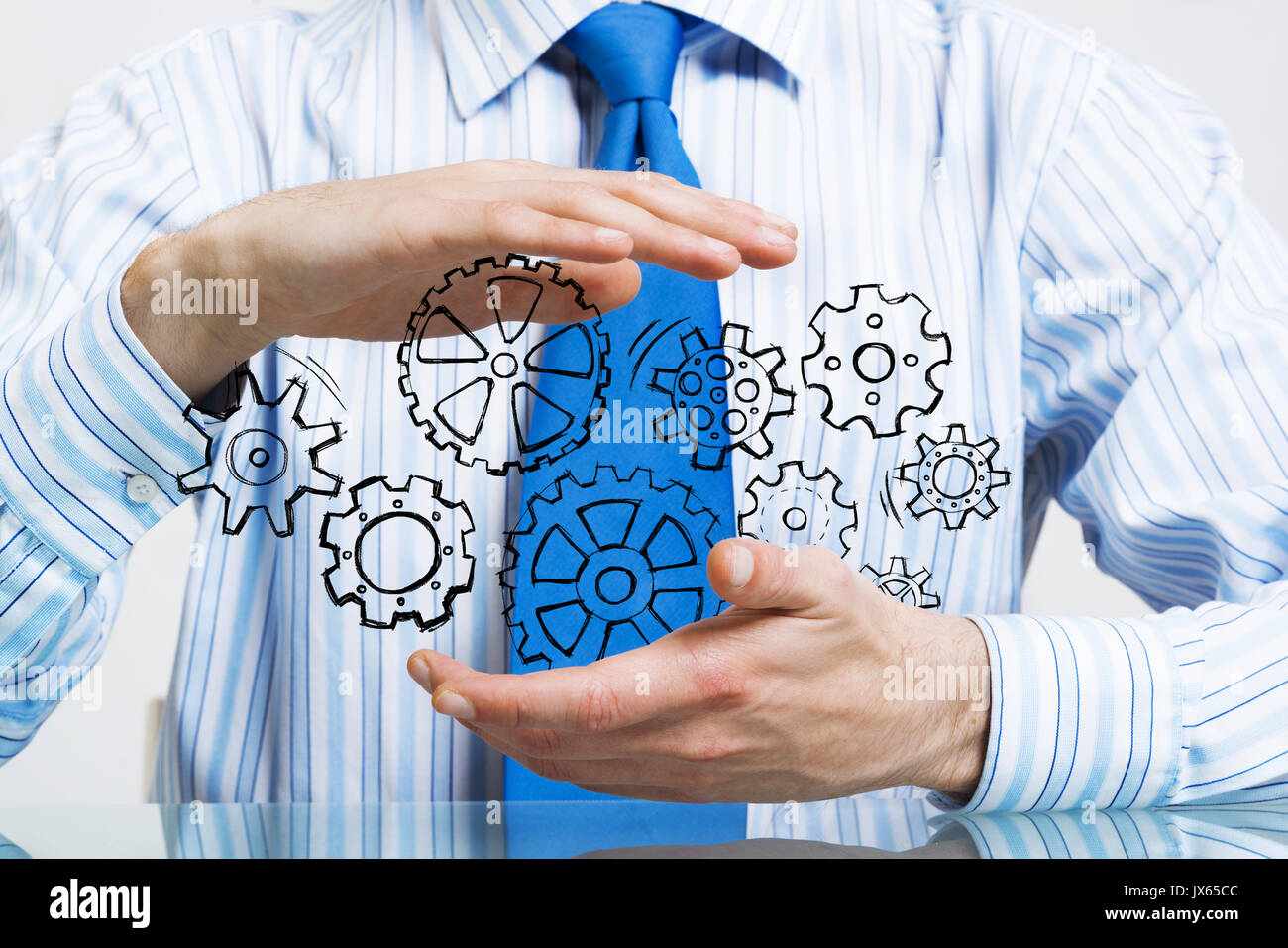 Concept of teamwork and cooperation Stock Photo - Alamy