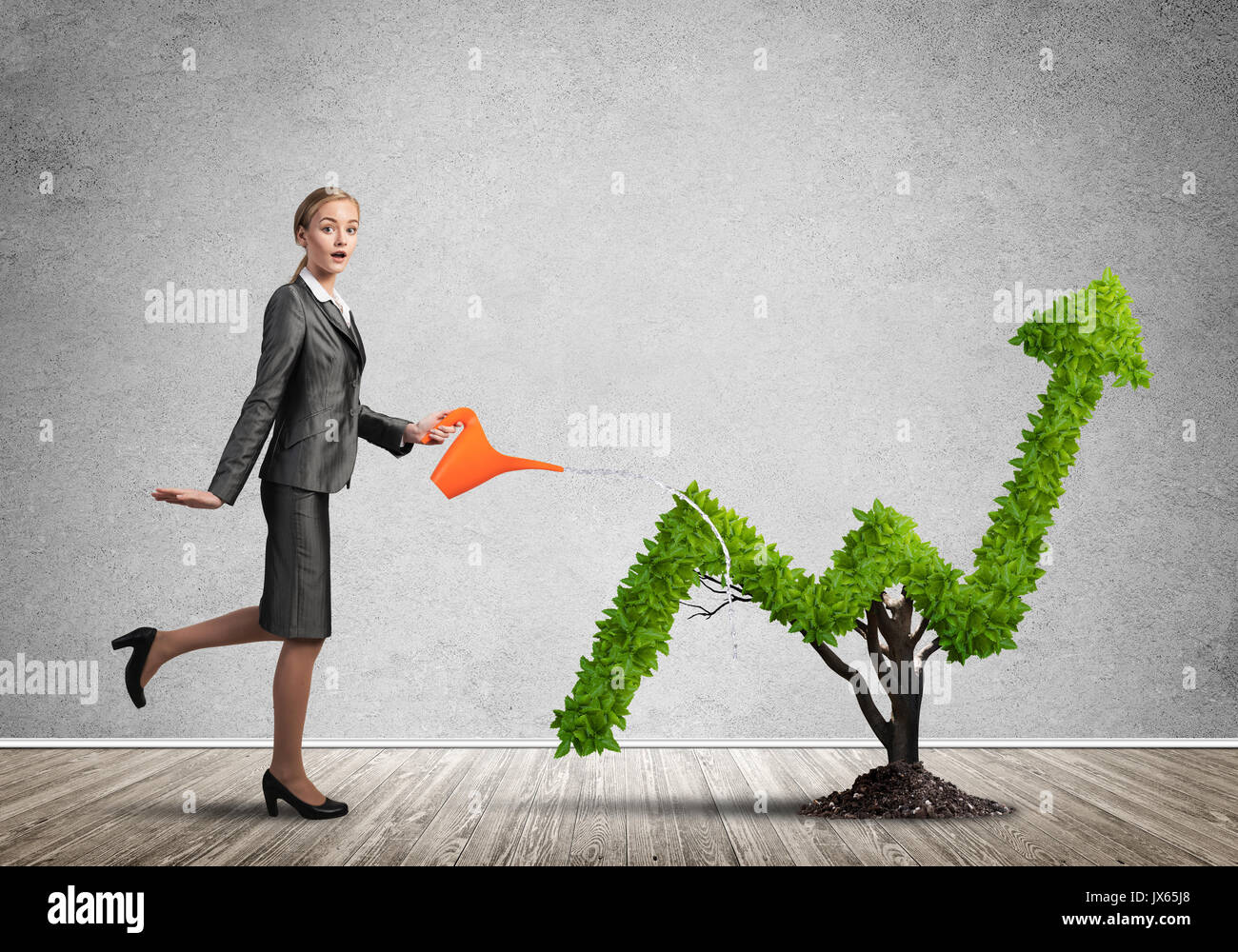 Make your money grow Stock Photo - Alamy