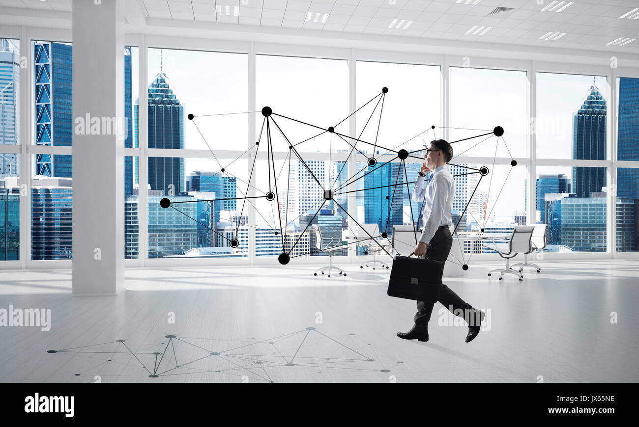Networking and social communication concept as effective point for ...