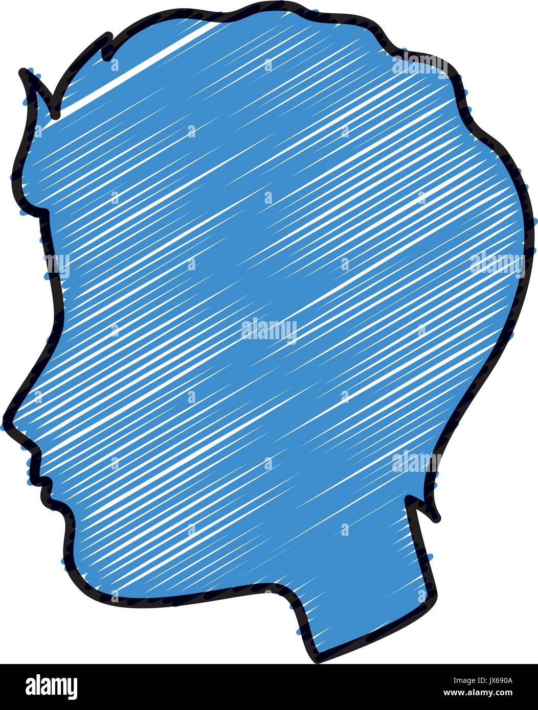 head man profile icon vector illustration design Stock Vector Image ...