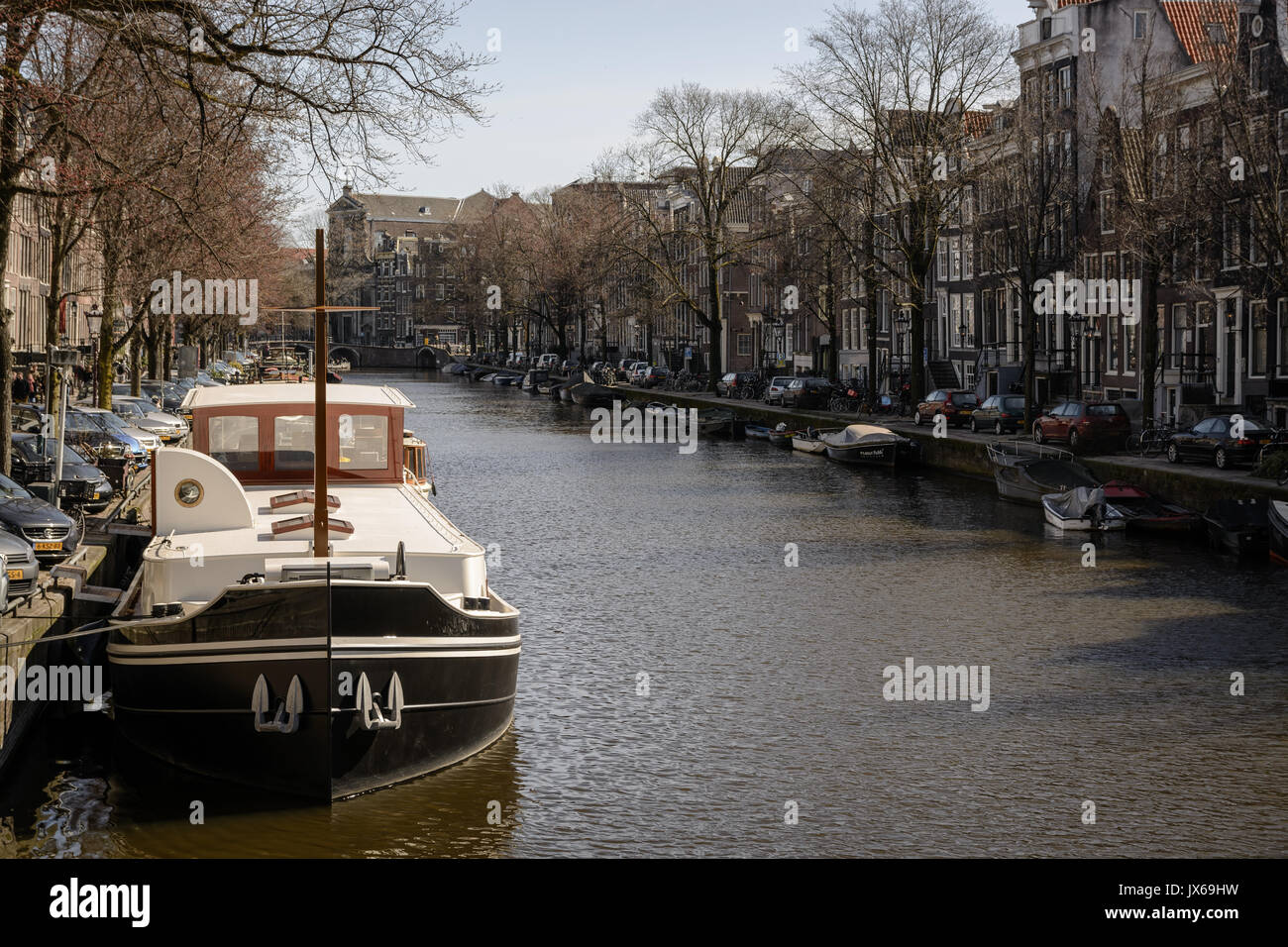 Canal spring dutch narrowboat hi-res stock photography and images - Alamy