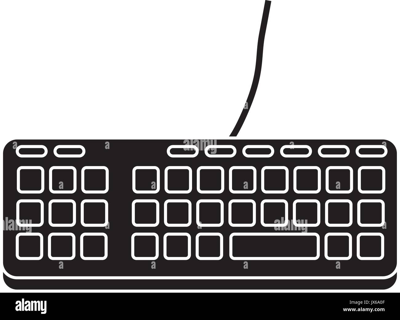 computer keyboard isolated icon vector illustration design Stock Vector Image & Art - Alamy