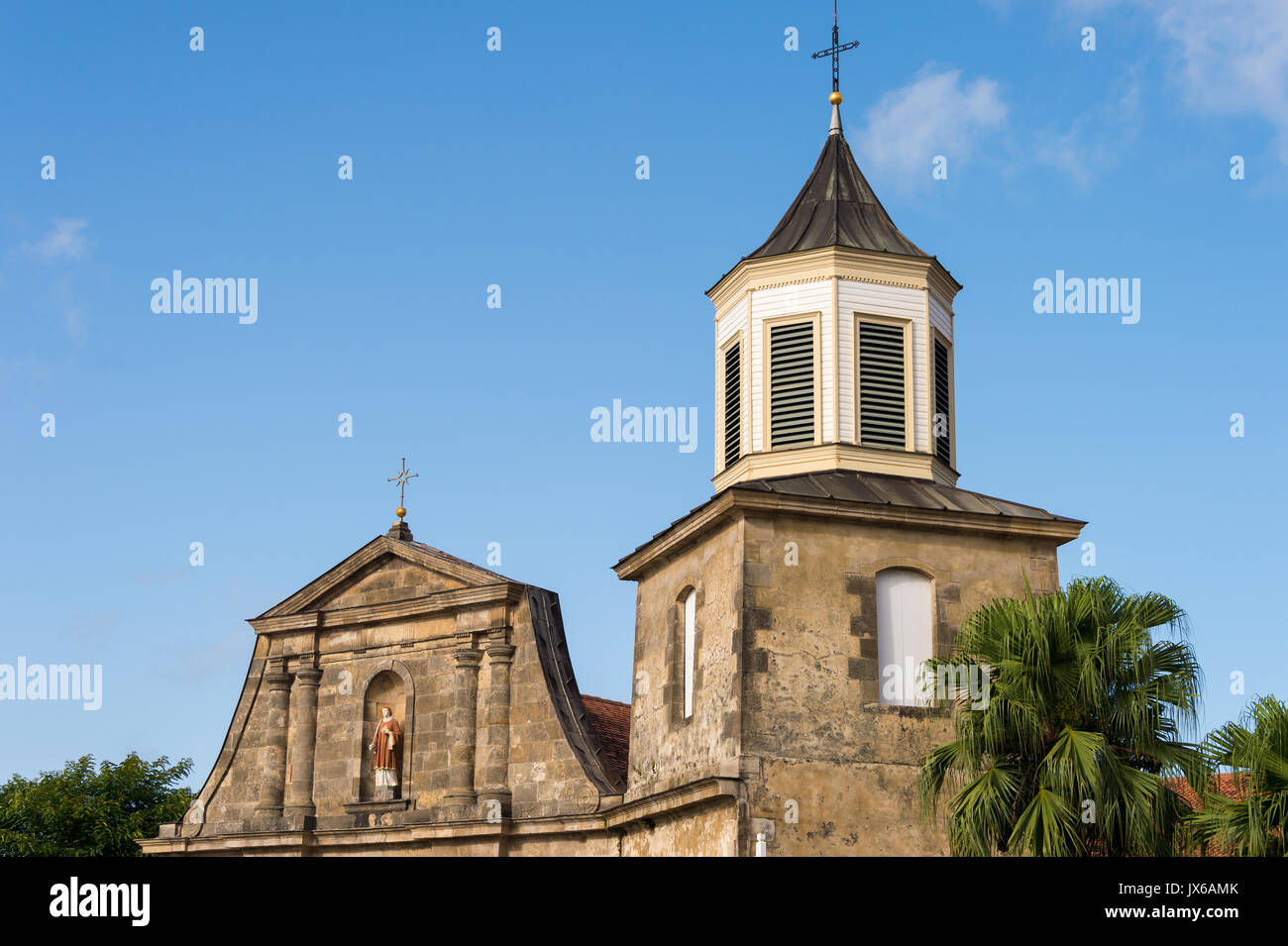 Church at Le Marin in Martinique Stock Photo - Alamy