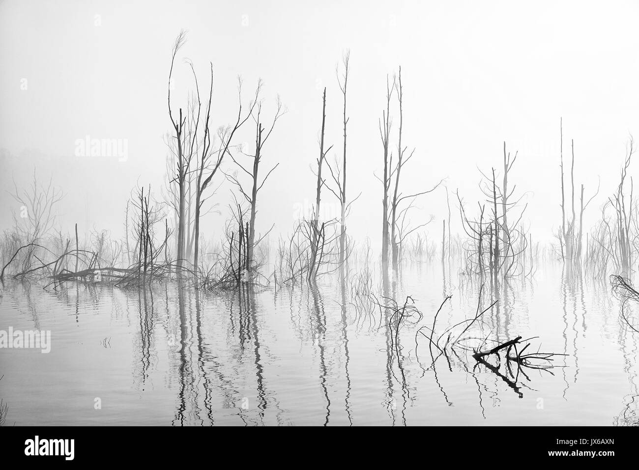 Western region lake Black and White Stock Photos & Images - Alamy