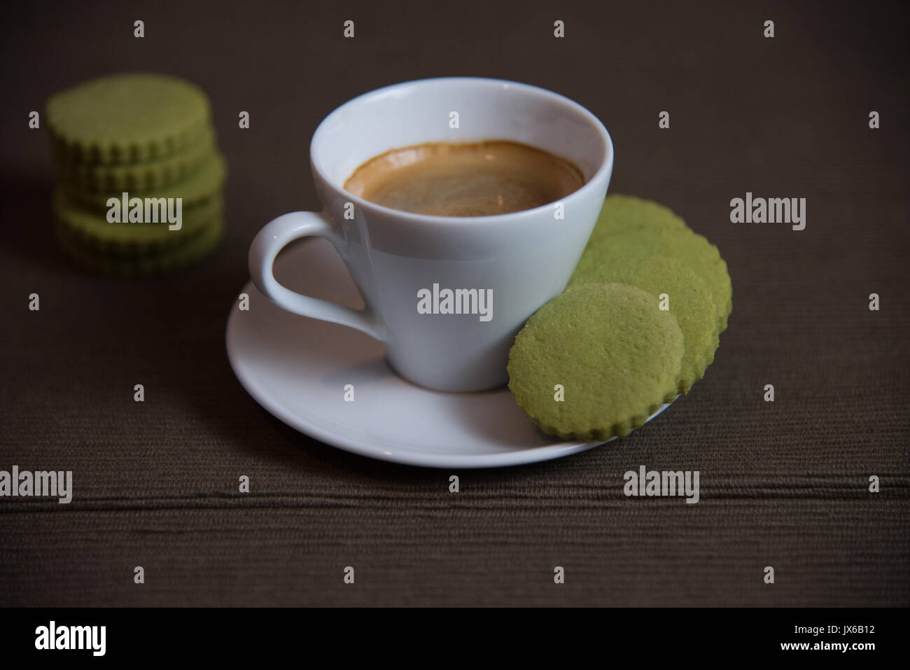 Cookies and Coffee Stock Photo - Alamy
