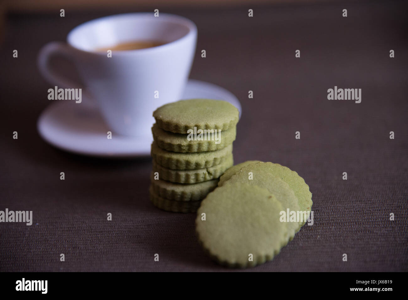 Cookies and Coffee Stock Photo - Alamy