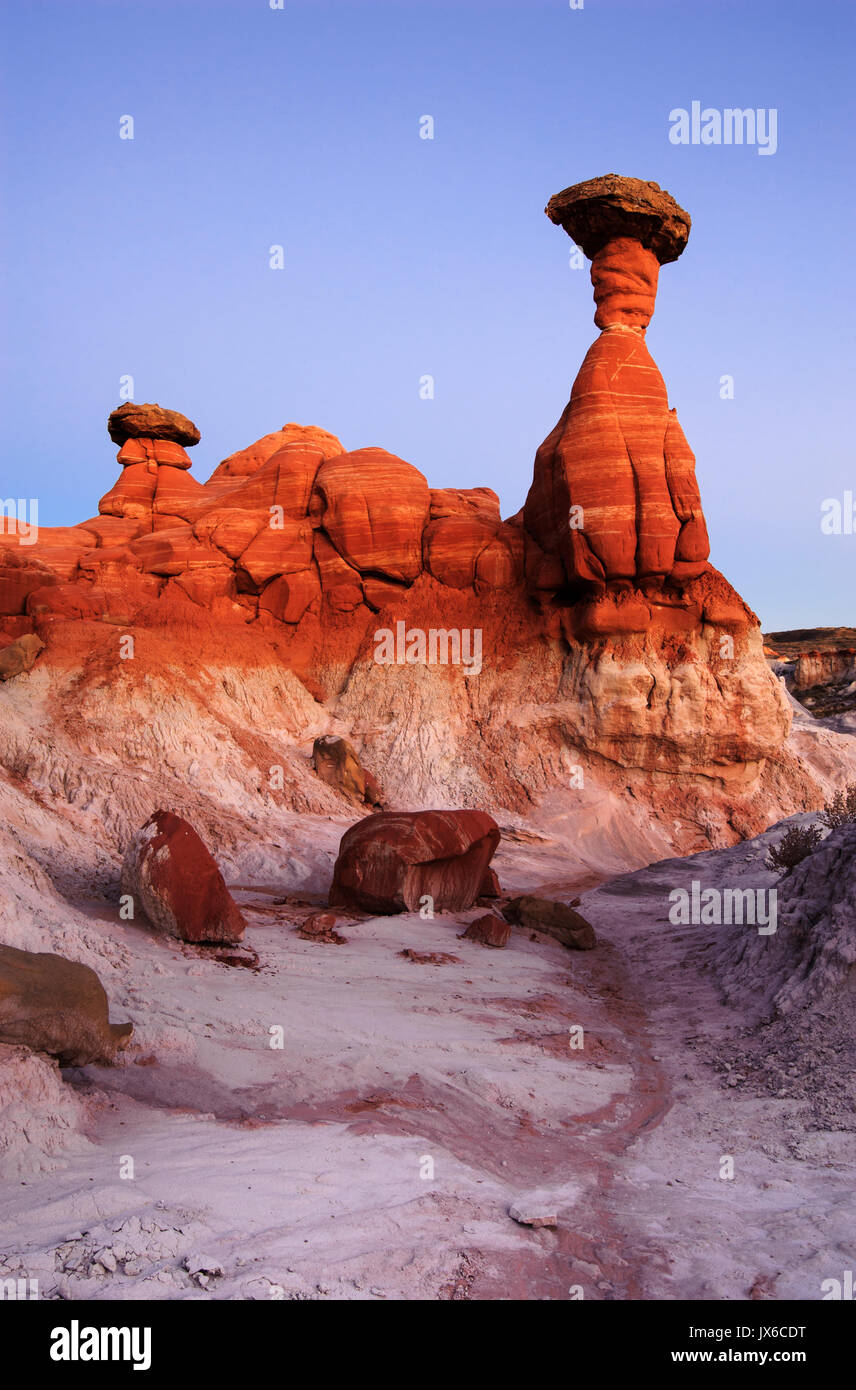Toadstools, Hoodoos, Escalante-Grand Staircase National Monument; Utah ...
