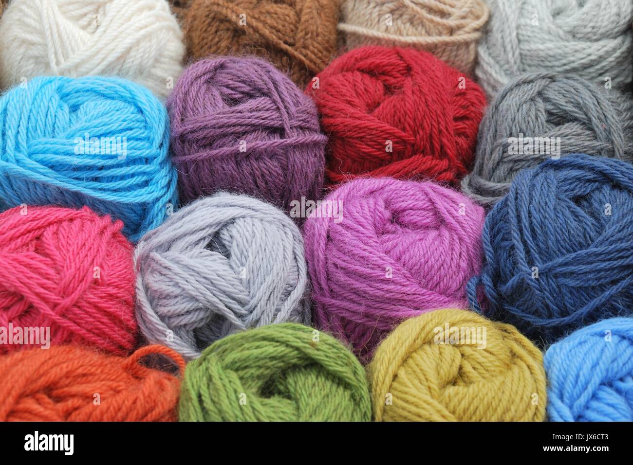 Ball of natural wool hi-res stock photography and images - Alamy