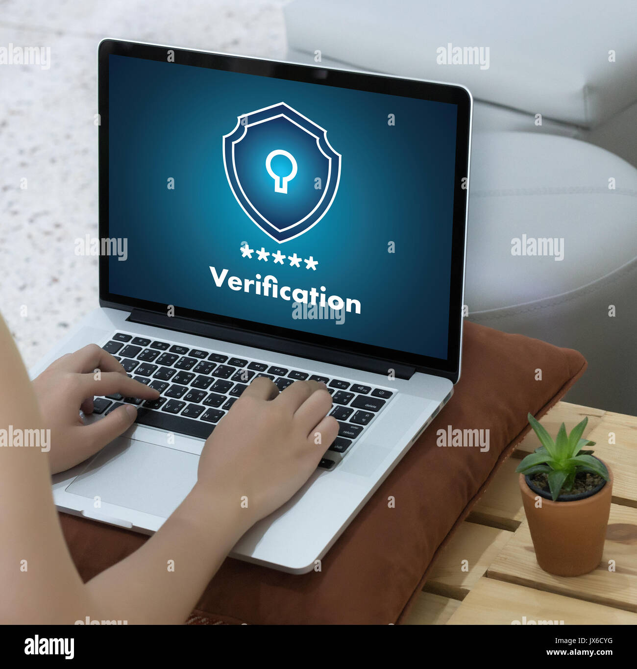 Verification process hi-res stock photography and images - Alamy