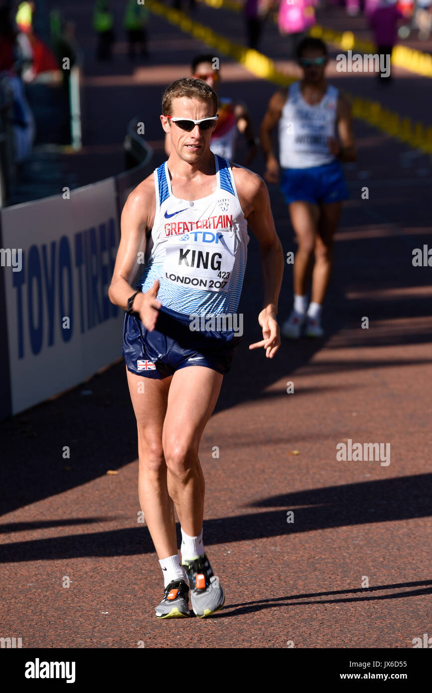 Dominic King of Great Britain competing in the IAAF World Athletics ...