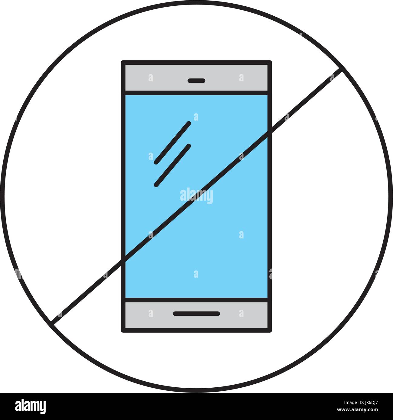 Forbidden to use cell phones Stock Vector Image & Art - Alamy