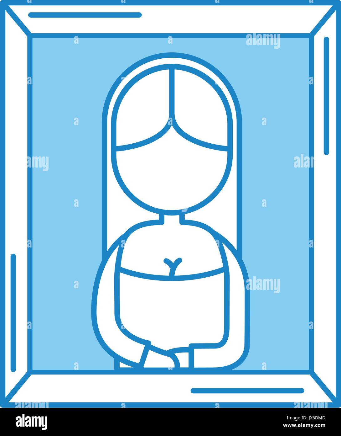 antique lady picture icon Stock Vector Image & Art - Alamy