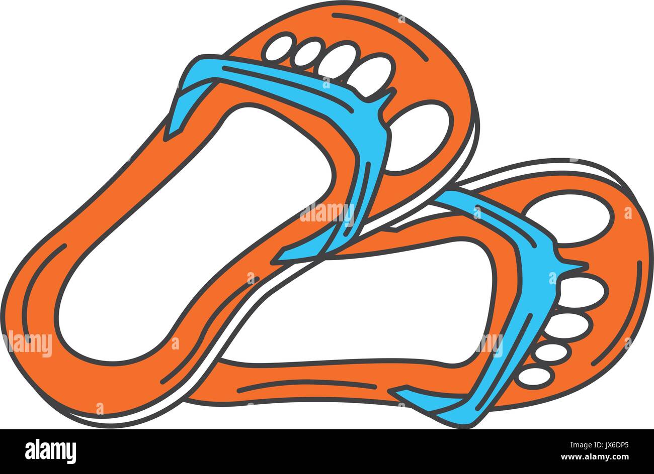 flip flops isolated icon Stock Vector Image & Art - Alamy
