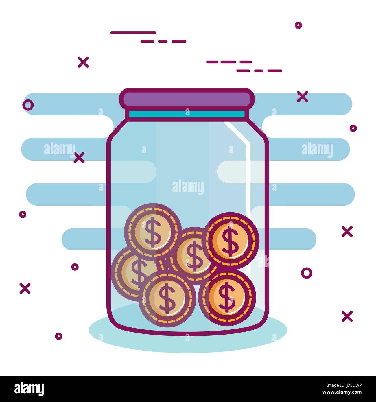 crowdfunding sponsor collaboration donation collective Stock Vector ...