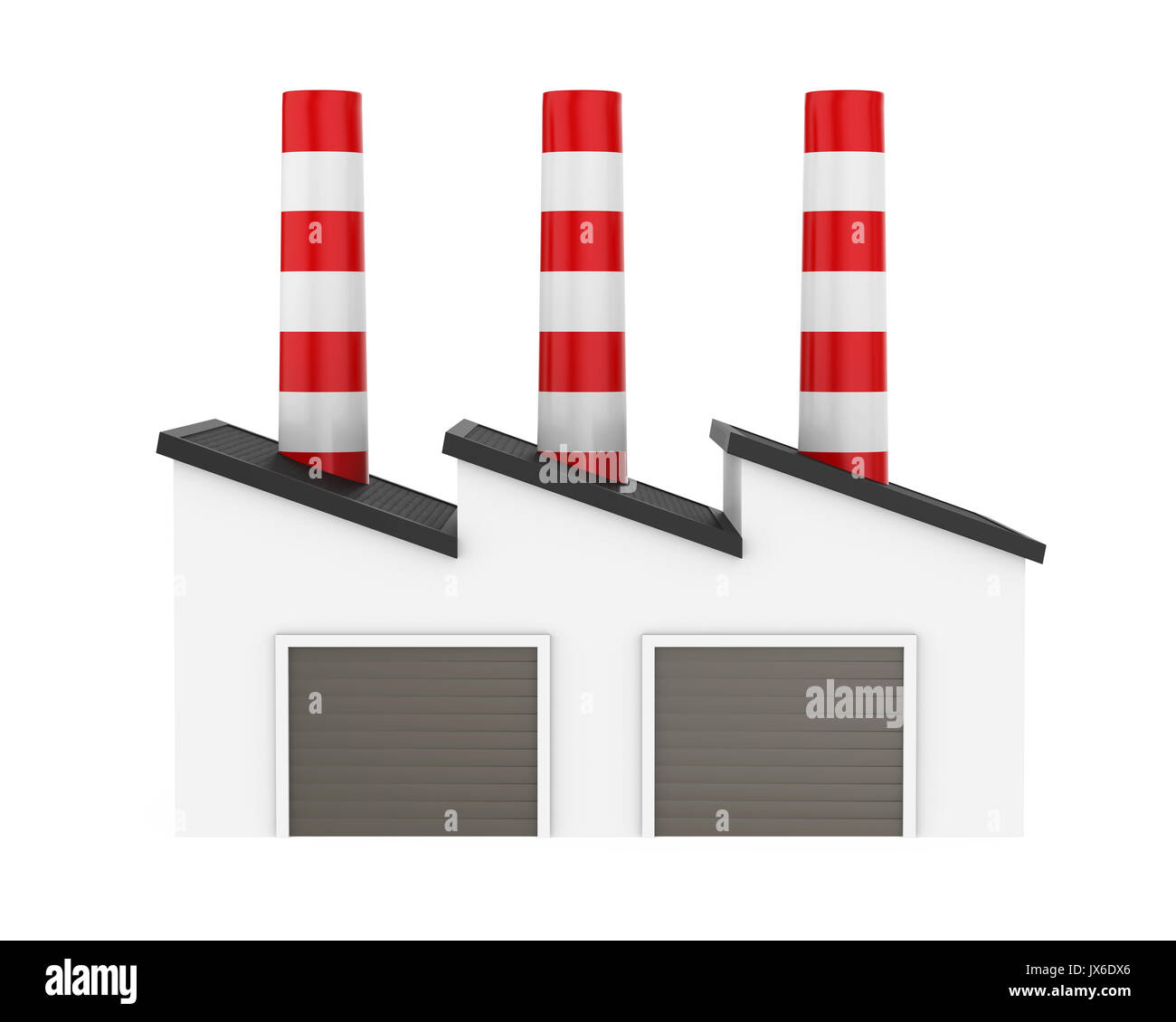 Industrial factory plant town Cut Out Stock Images & Pictures - Alamy