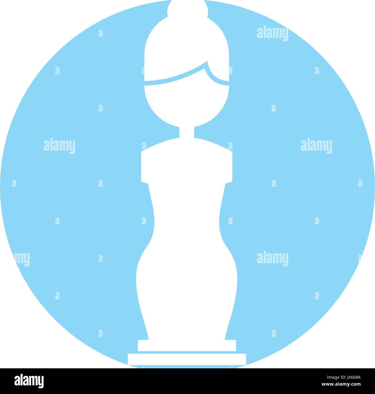 museum column with sculpture Stock Vector Image & Art - Alamy