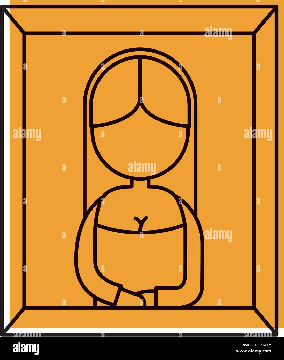 antique lady picture icon Stock Vector Image & Art - Alamy