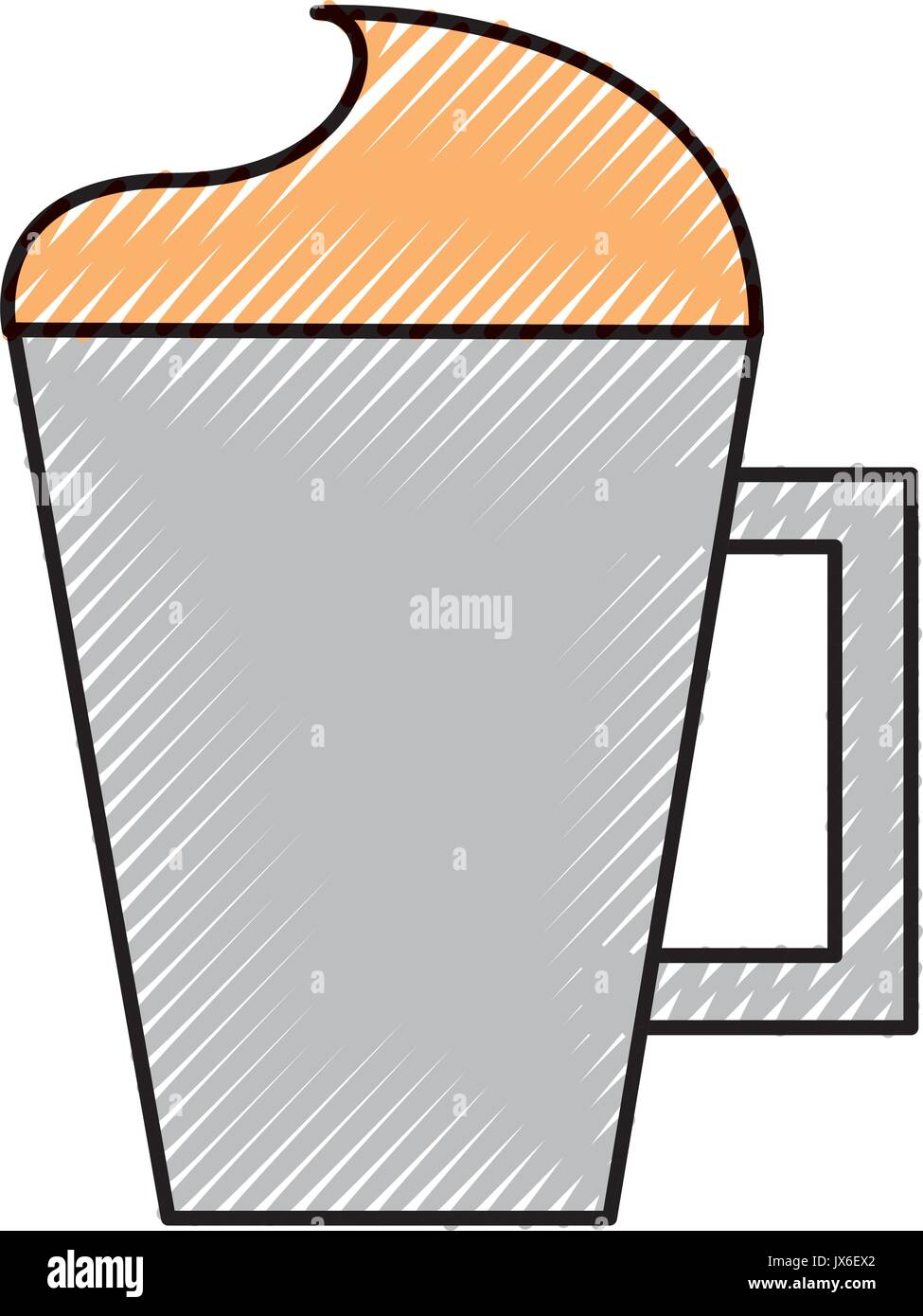 iced coffee cup isolated icon Stock Vector Image & Art - Alamy