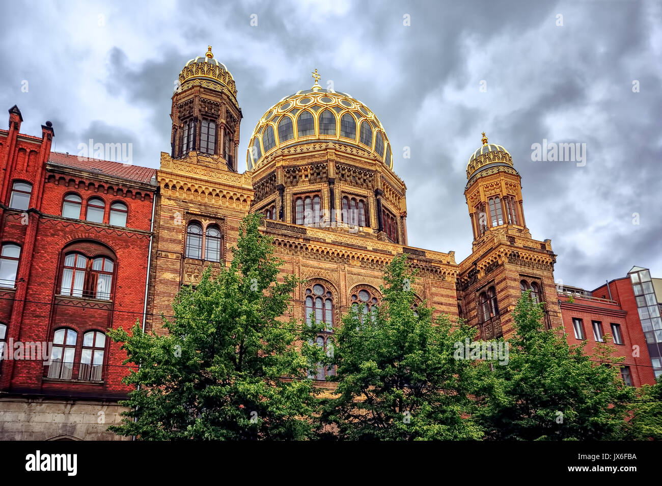 The Neue Synagoge was the main synagogue of Berlin, Germany, and was ...