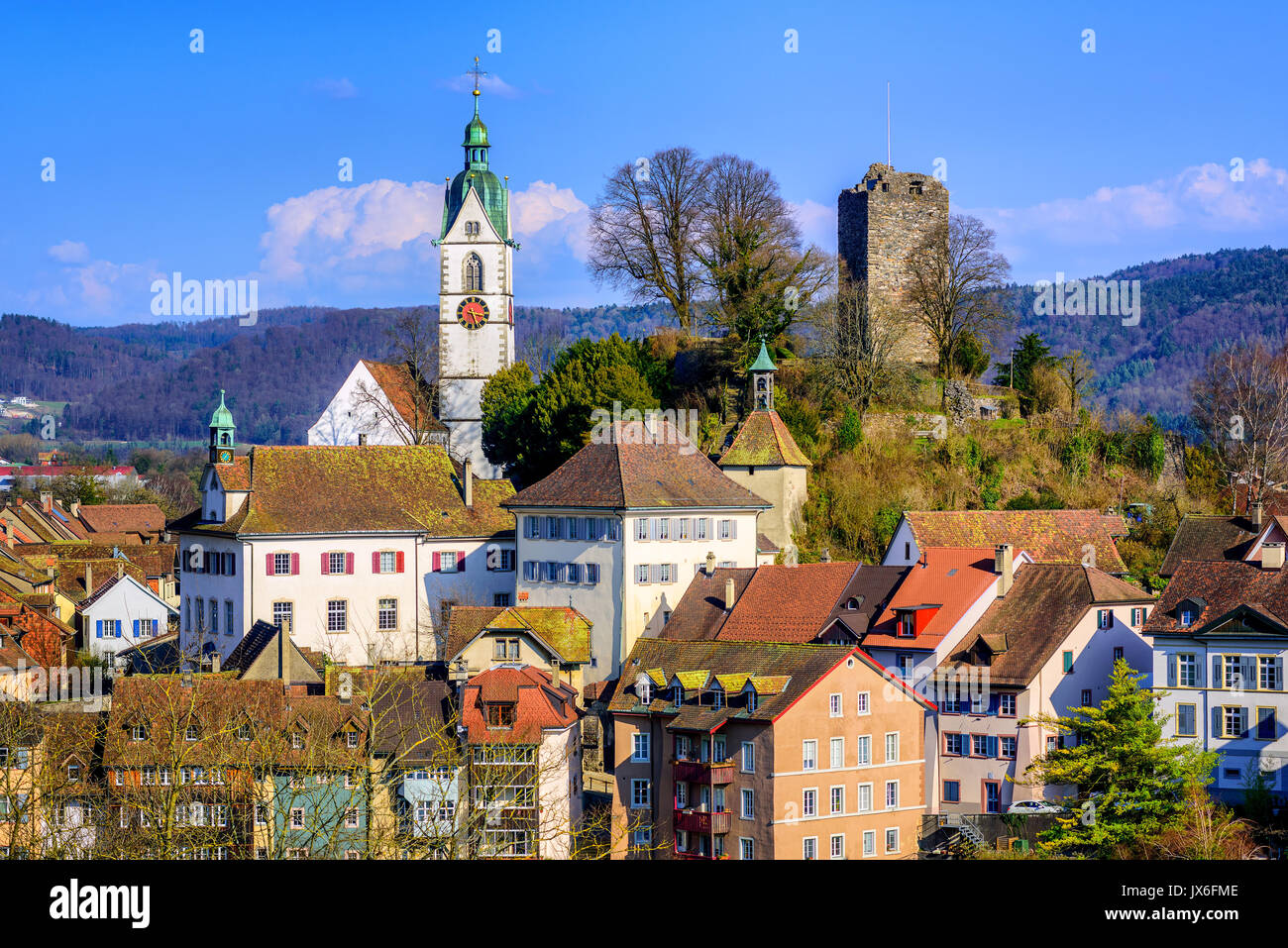 Swiss german border mountain hi-res stock photography and images - Alamy
