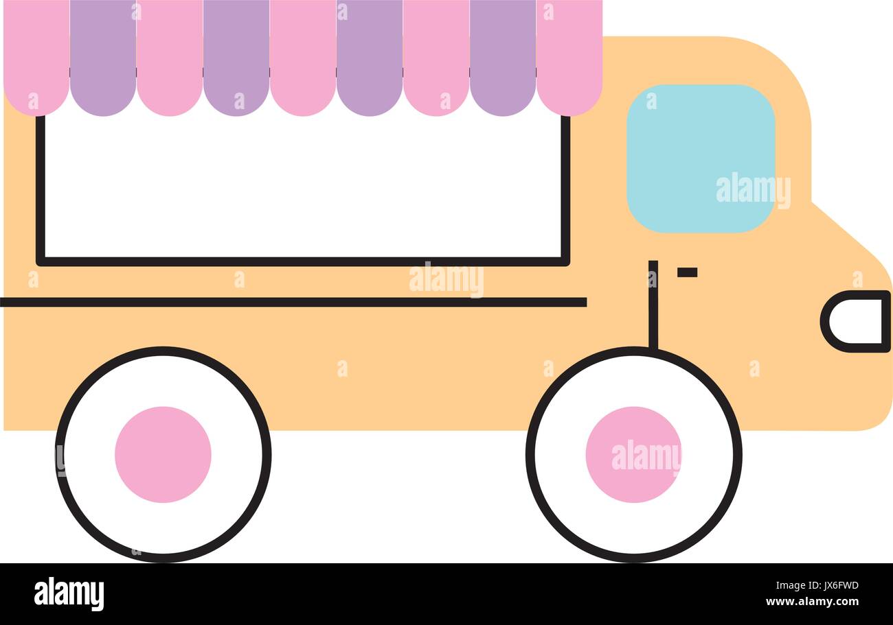 fast food shop car Stock Vector Image & Art - Alamy