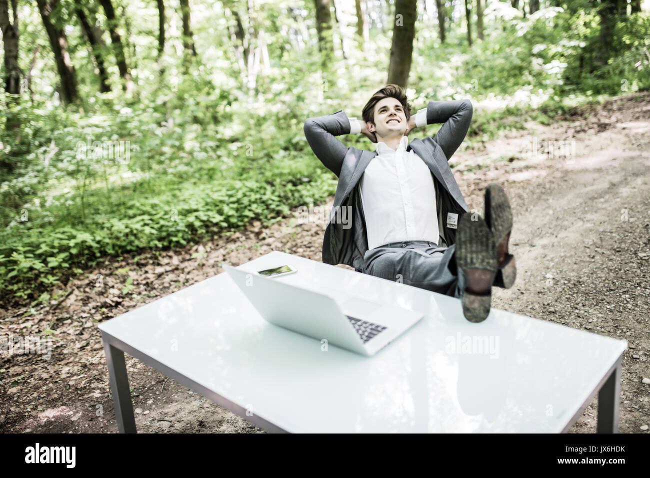 Relaxed Business Person