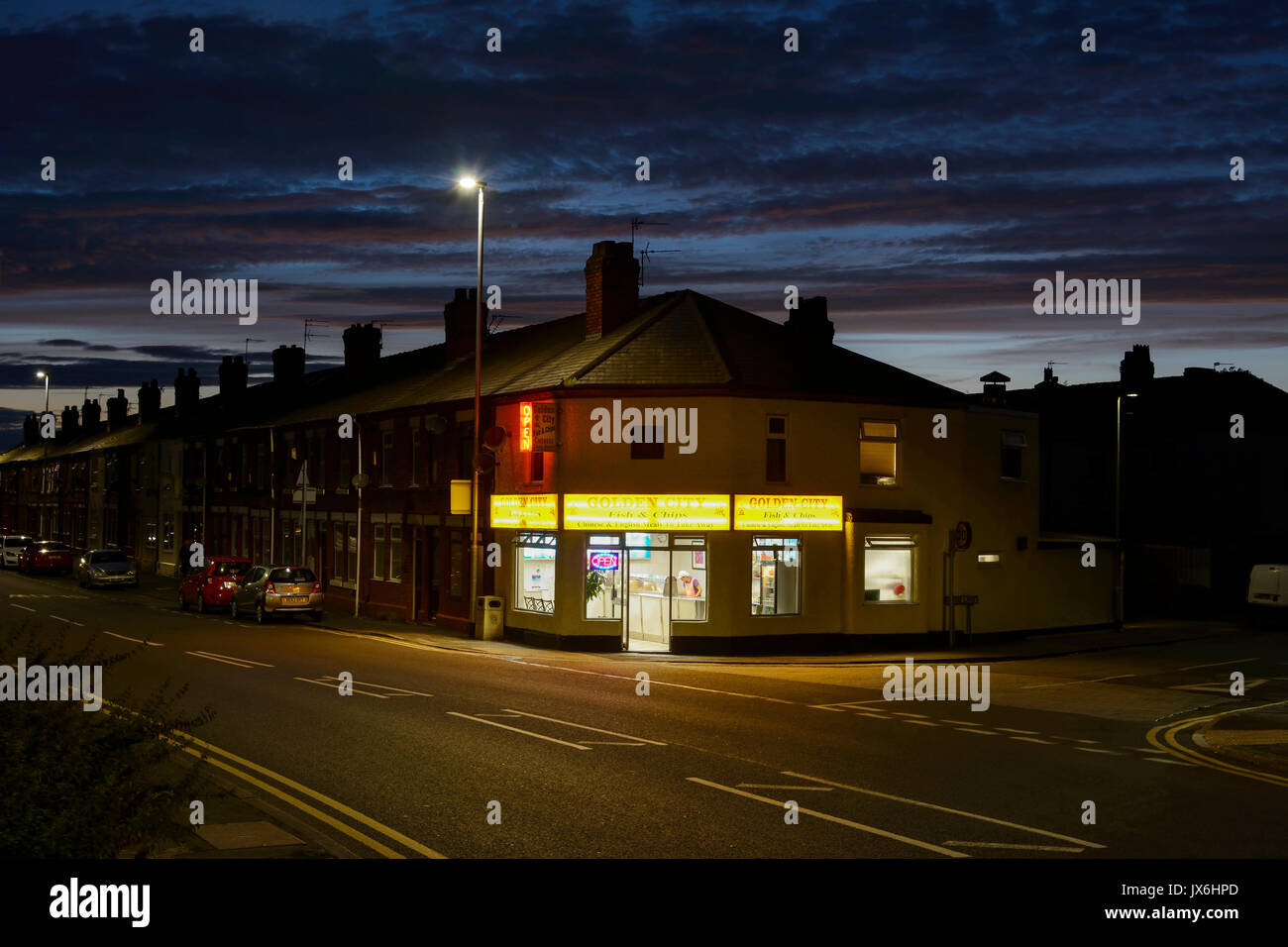 Corner chippy hi-res stock photography and images - Alamy