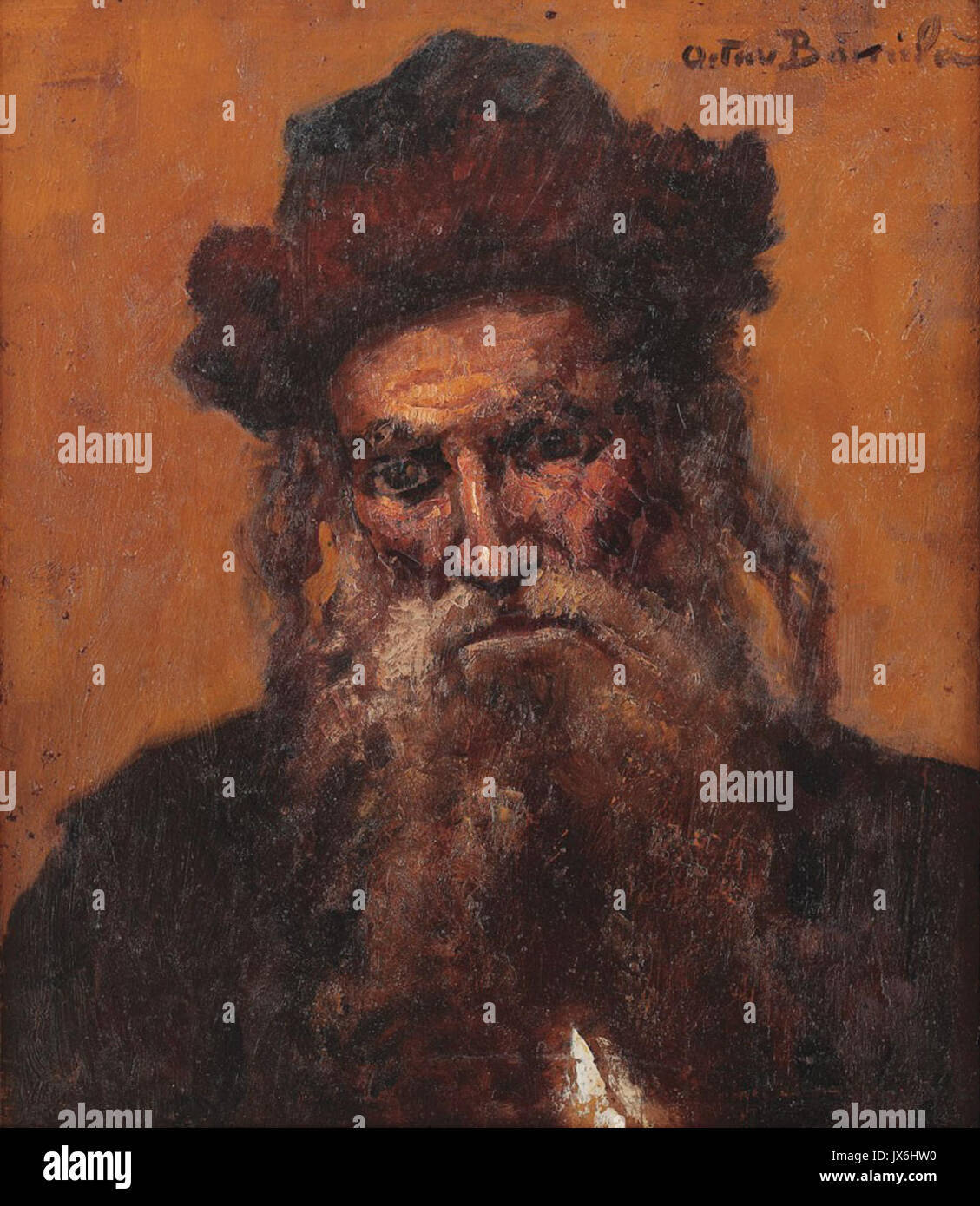 Octav Bancila Portretul unui evreu Stock Photo - Alamy