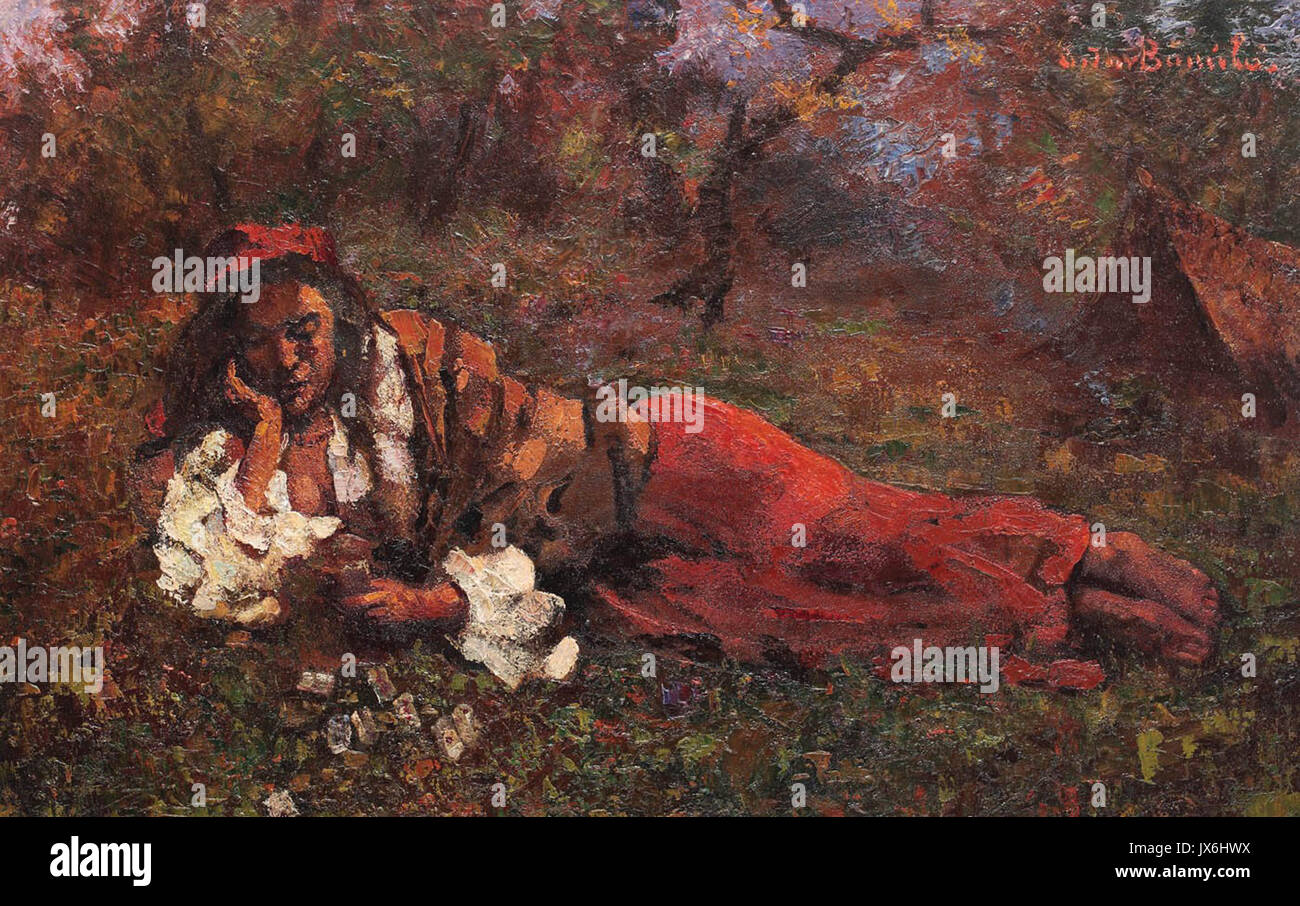 Octav Bancila Tigancusa odihnindu se Stock Photo - Alamy