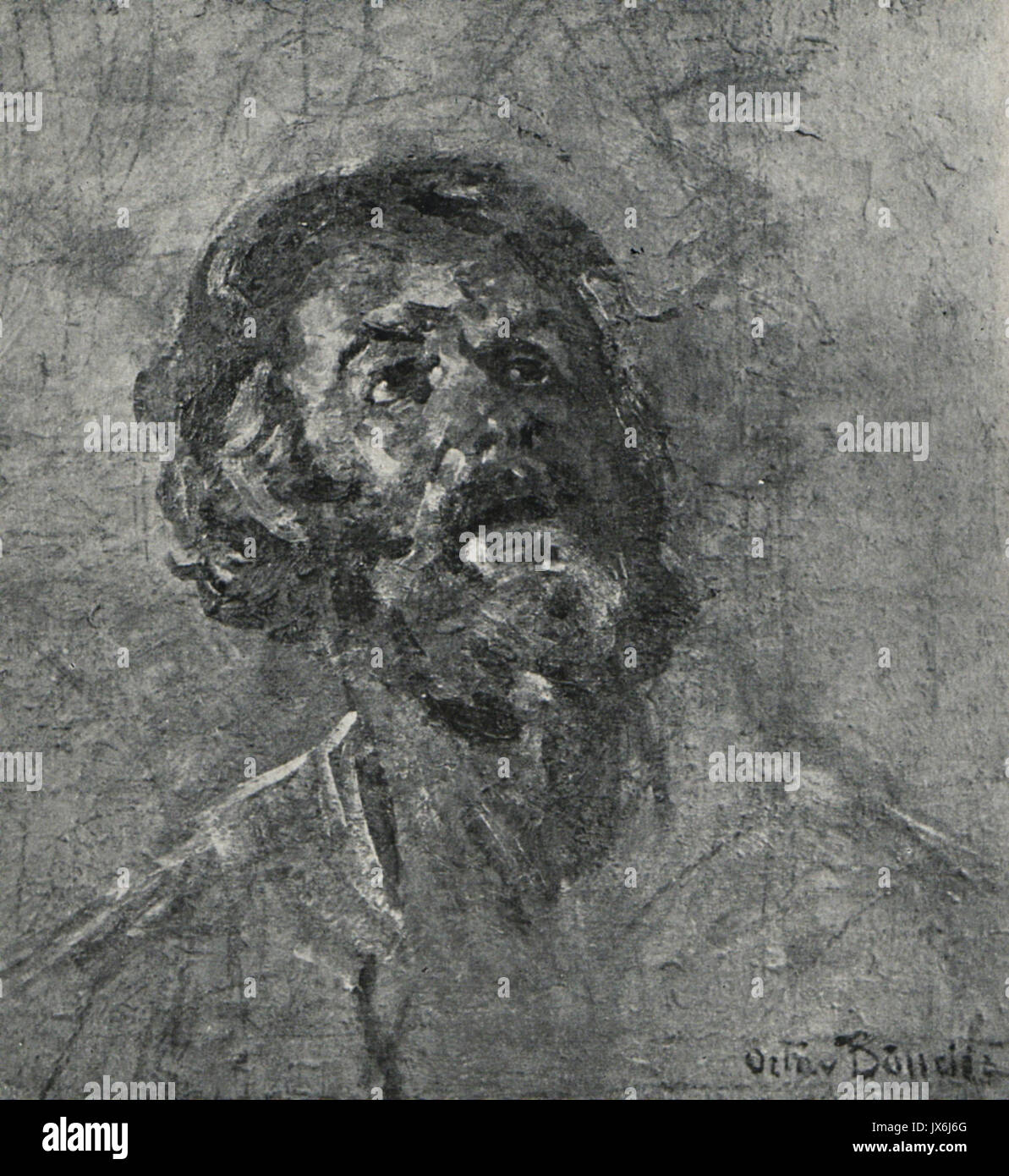 Octav Bancila Cap de taran rasculat (studiu Stock Photo - Alamy