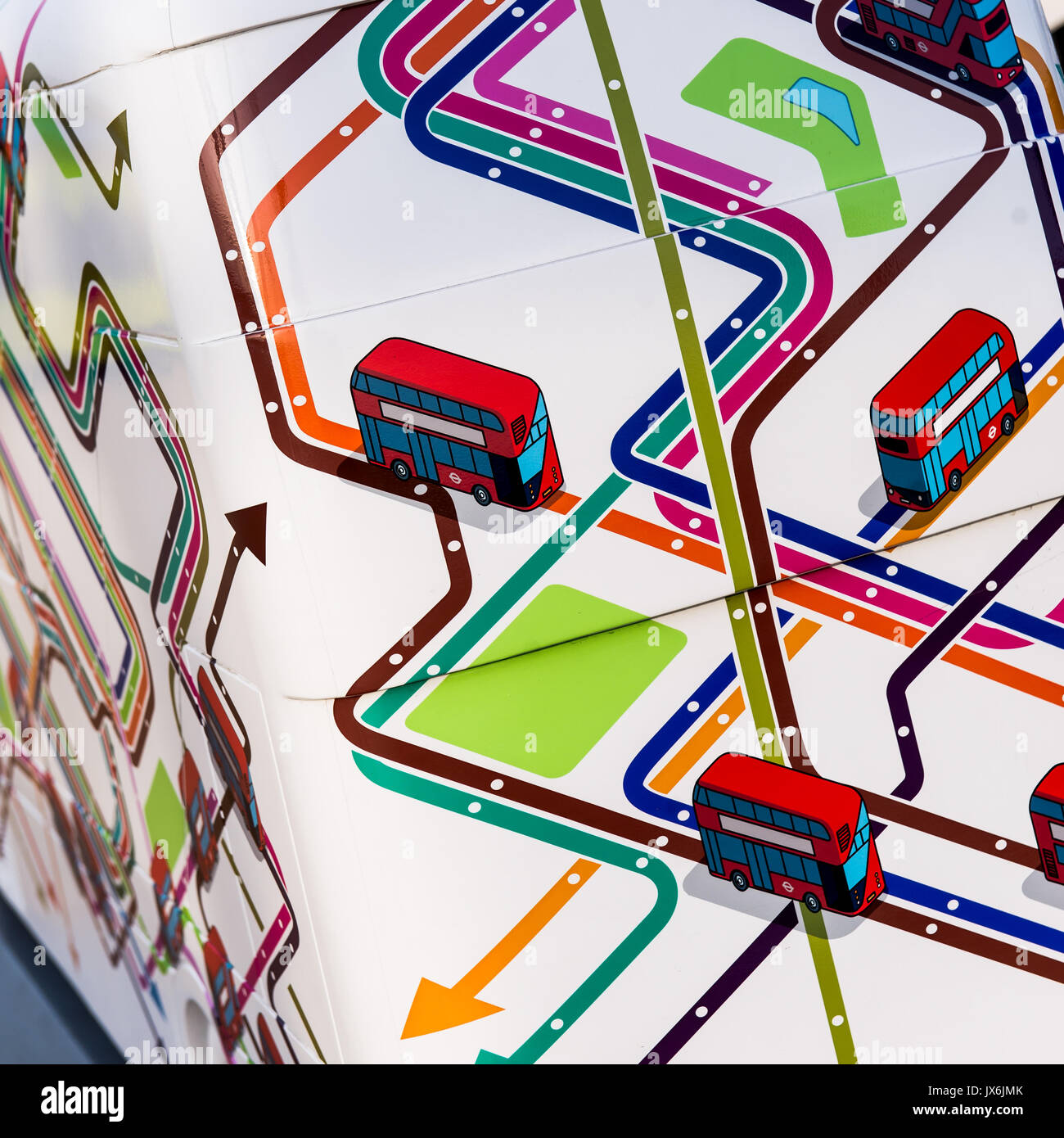 Based on one of London's newest icons, the New Routemaster. Painted and ...