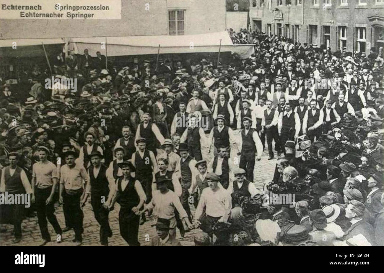 J m bellwald echternach springprozession echternacher hi-res stock ...