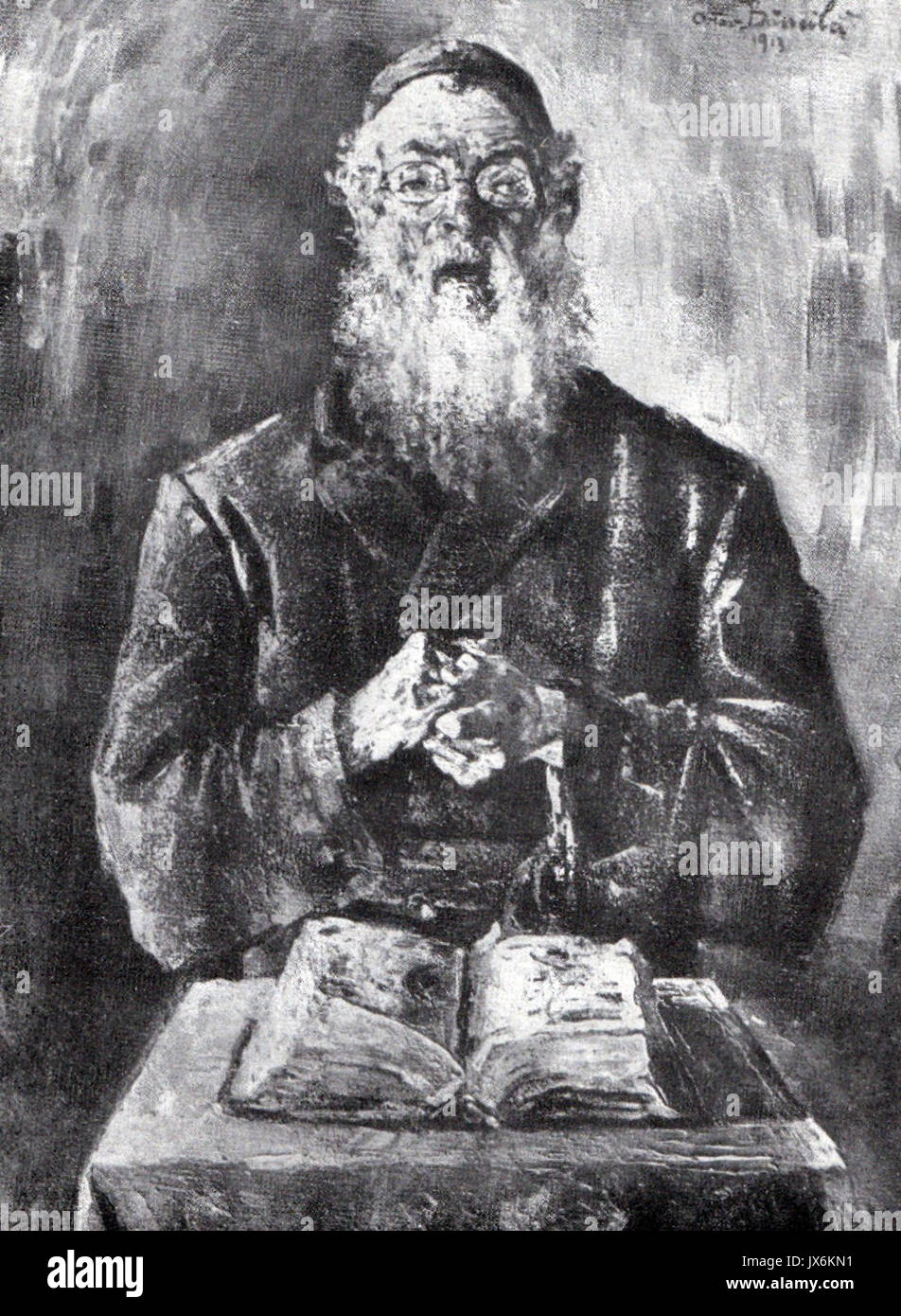 Octav Bancila In rugaciune (1913 Stock Photo - Alamy