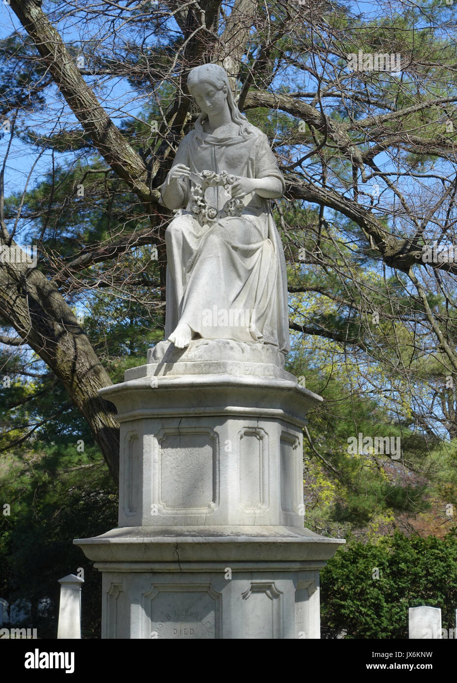 Wreath Mount Auburn Cemetery Cambridge, MA DSC09143 Stock Photo - Alamy