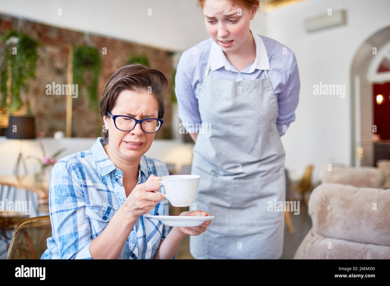 What Disgusting Coffee! Stock Photo - Alamy