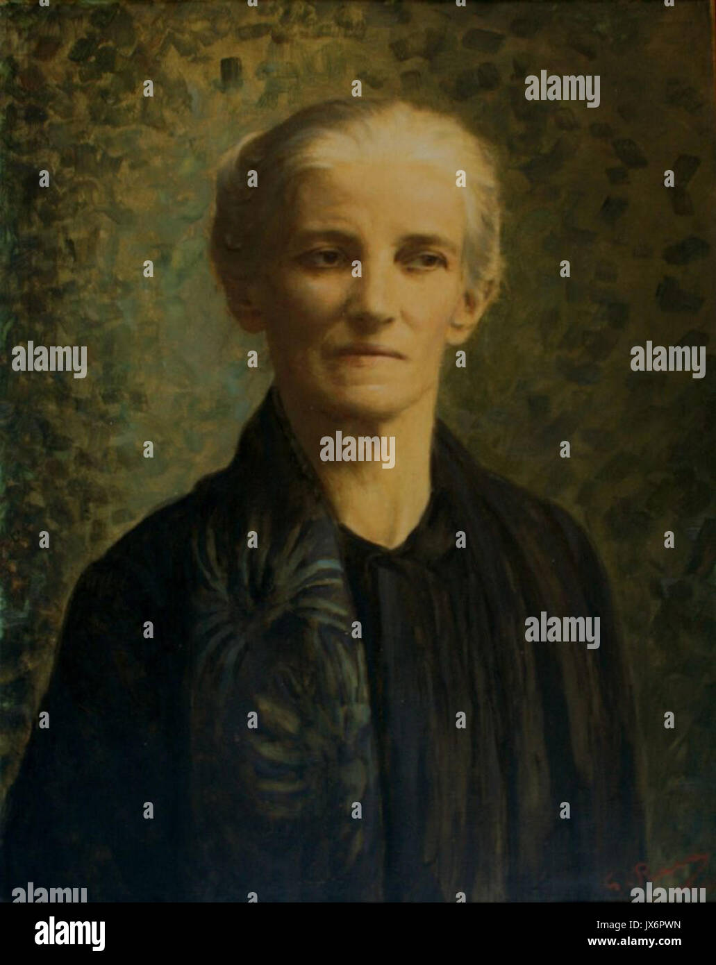 Giovanni Rava Ritratto della sorella Carmelina 1938 olio su tavola ...