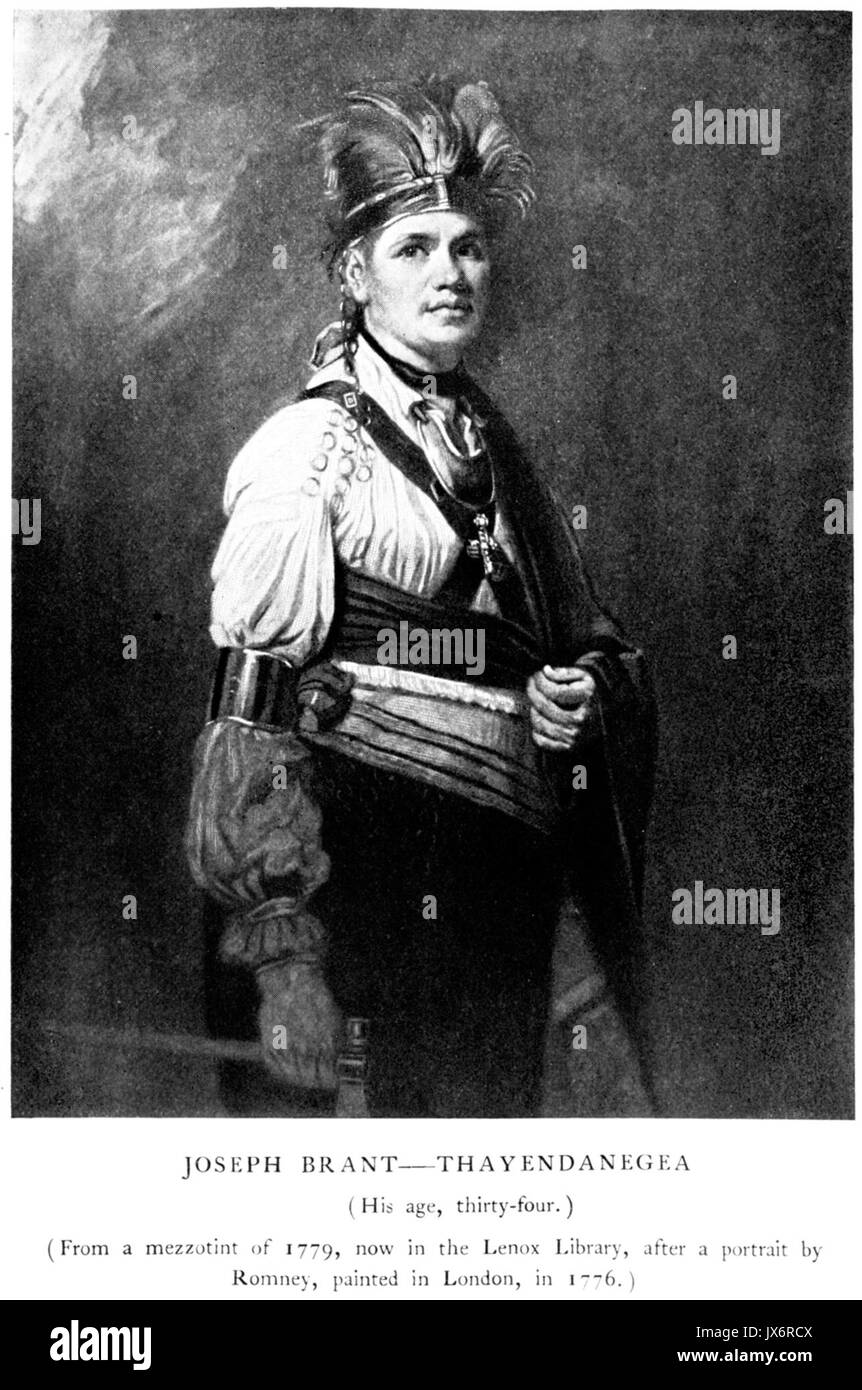 Joseph Brant Thayendanegea Stock Photo - Alamy