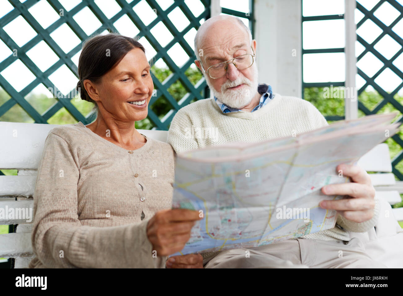 Senior guide hi-res stock photography and images - Alamy