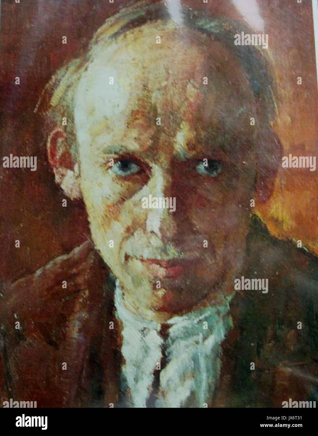 Jean Pierre Beckius self portrait Stock Photo - Alamy