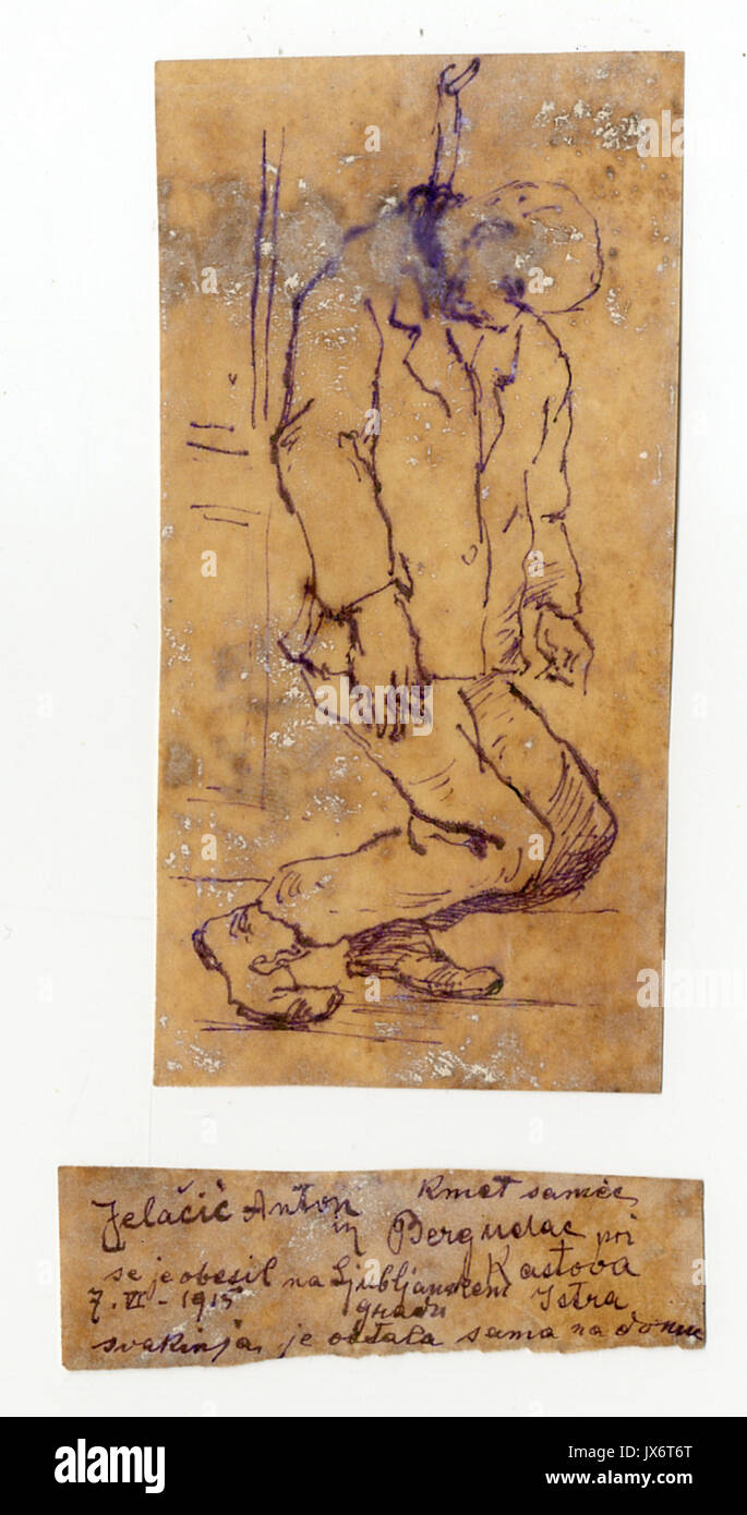 Ferdo Vesel risba 1915 (8 Stock Photo - Alamy