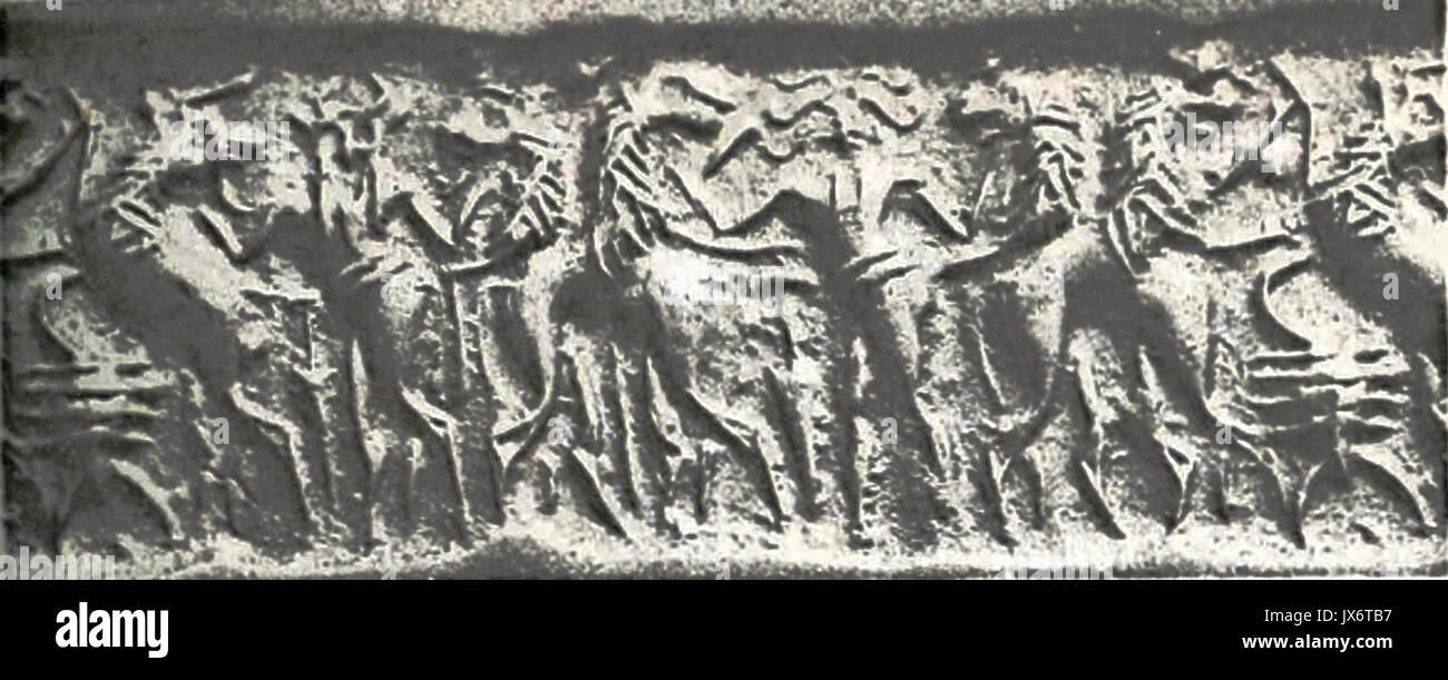 Sumer et Akkad Cylindres et Cachets Orientaux Planche 67 1 (A 78 Stock ...