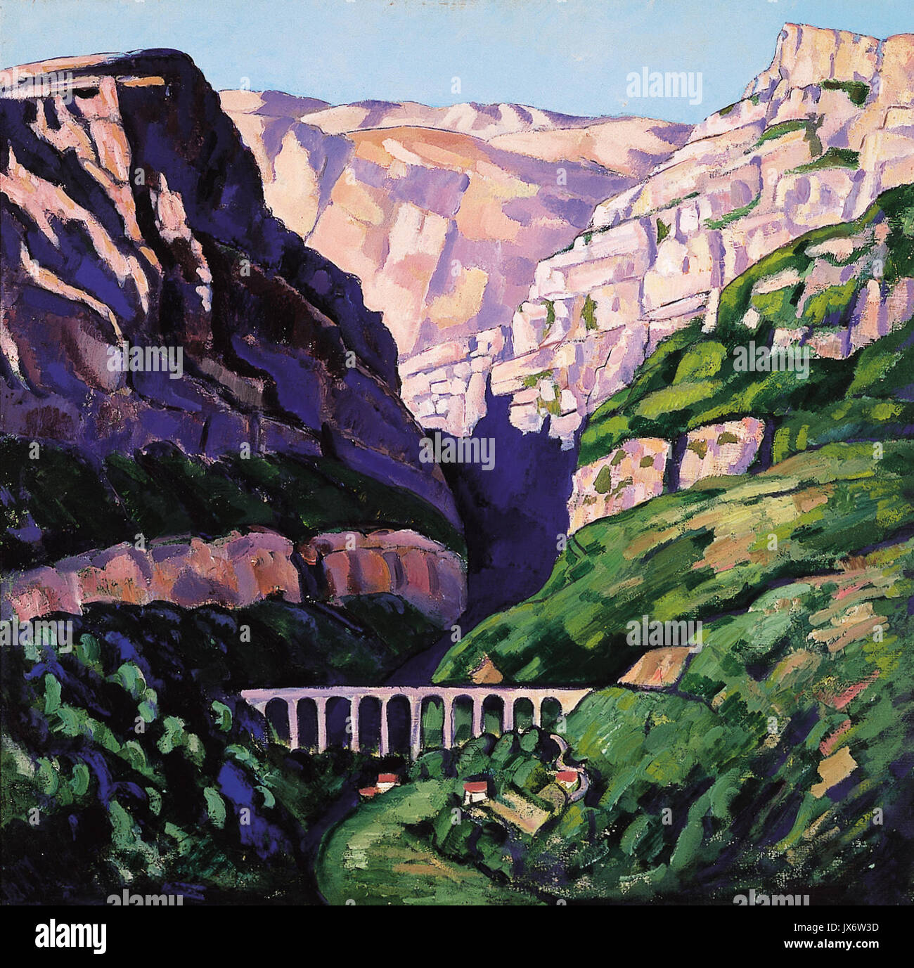 Maritime Alps, Vence, No 9 by Marsden Hartley Stock Photo - Alamy