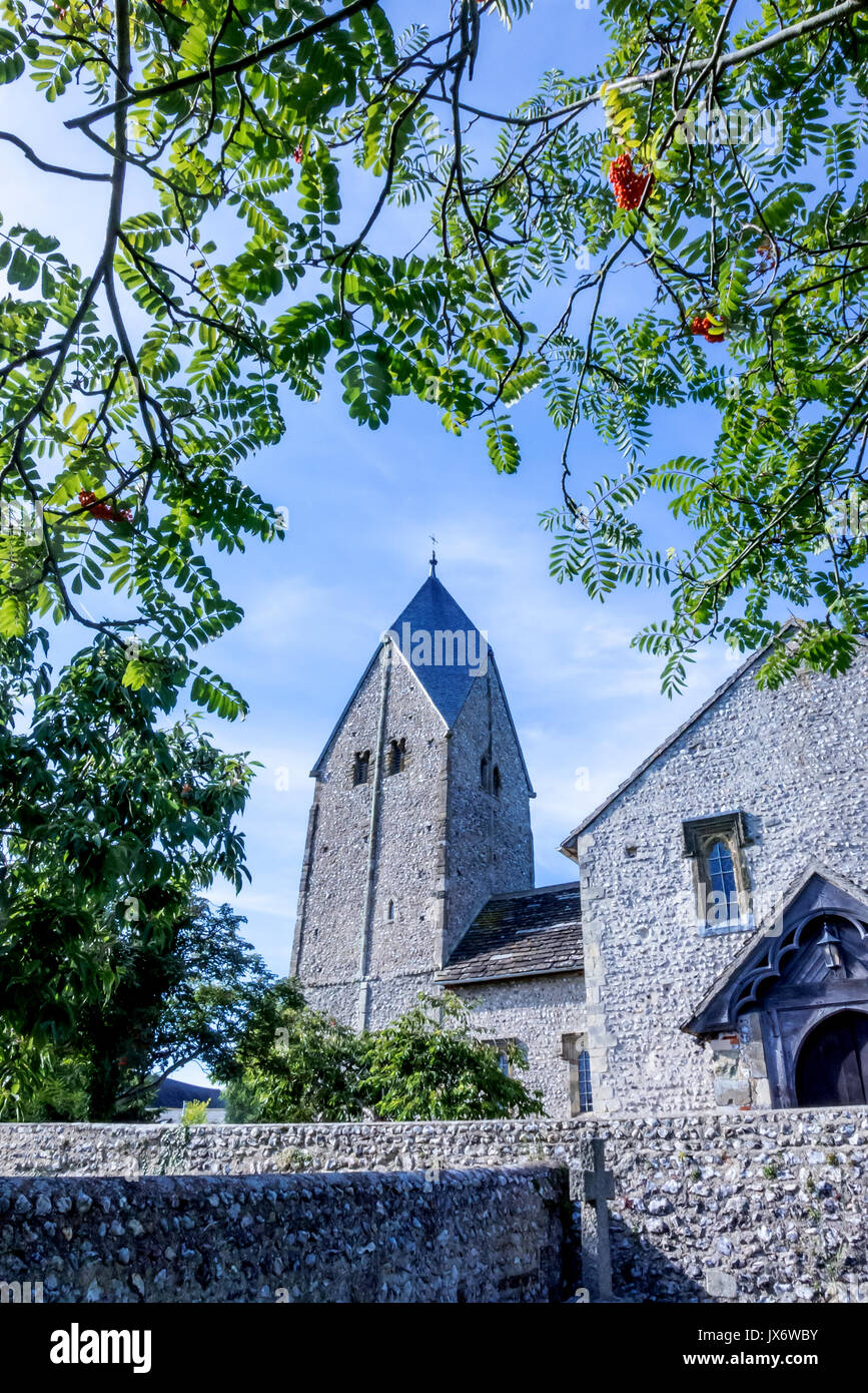 St Mary's church in Sompting, West Sussex Stock Photo - Alamy