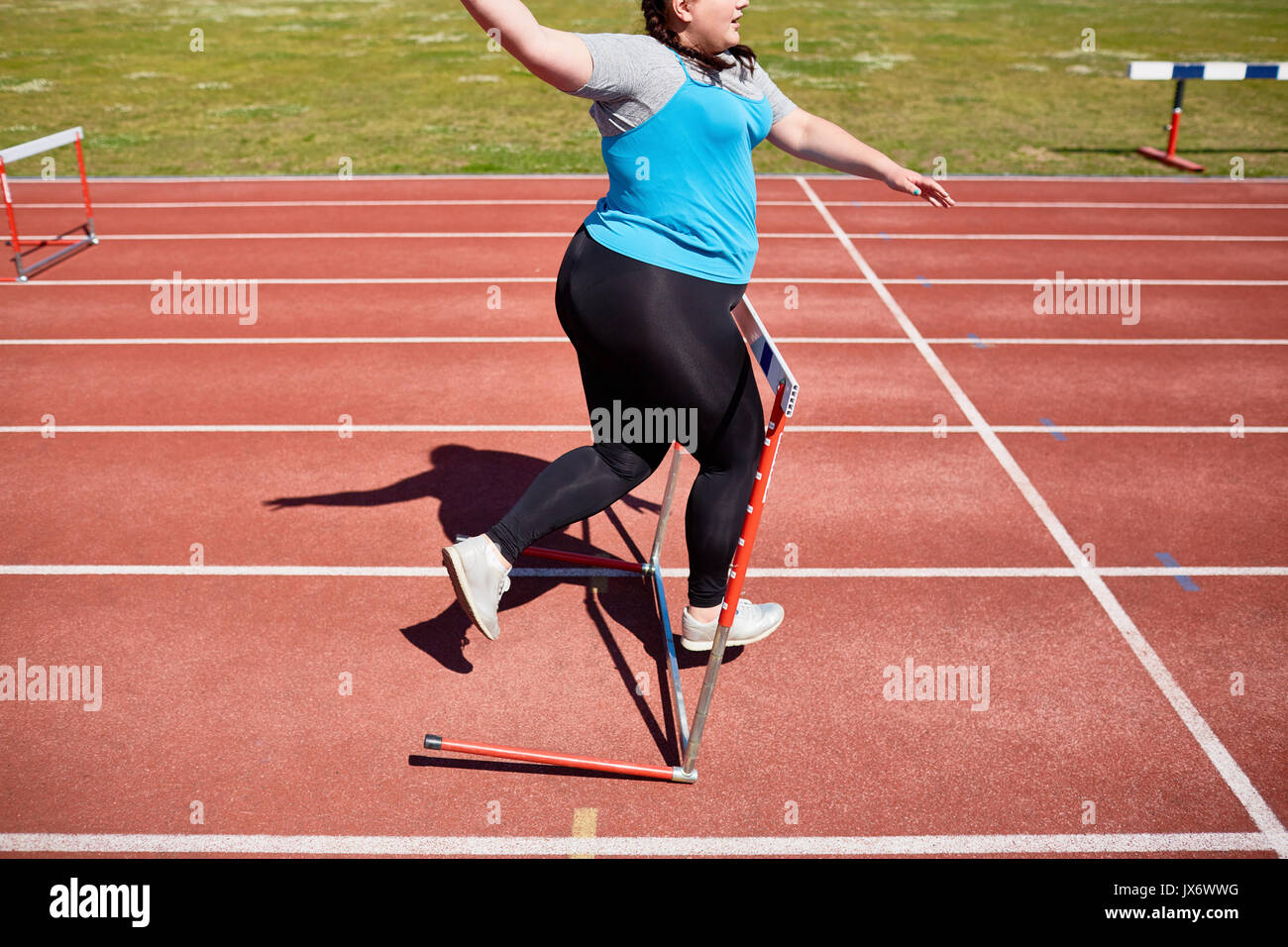 Running onto obstacle Stock Photo - Alamy