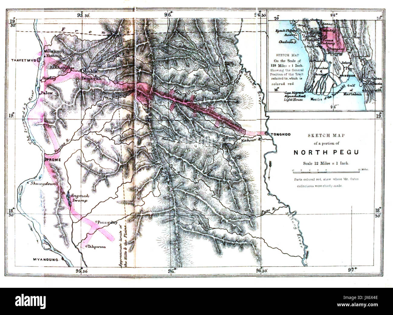 Pegu map hi-res stock photography and images - Alamy