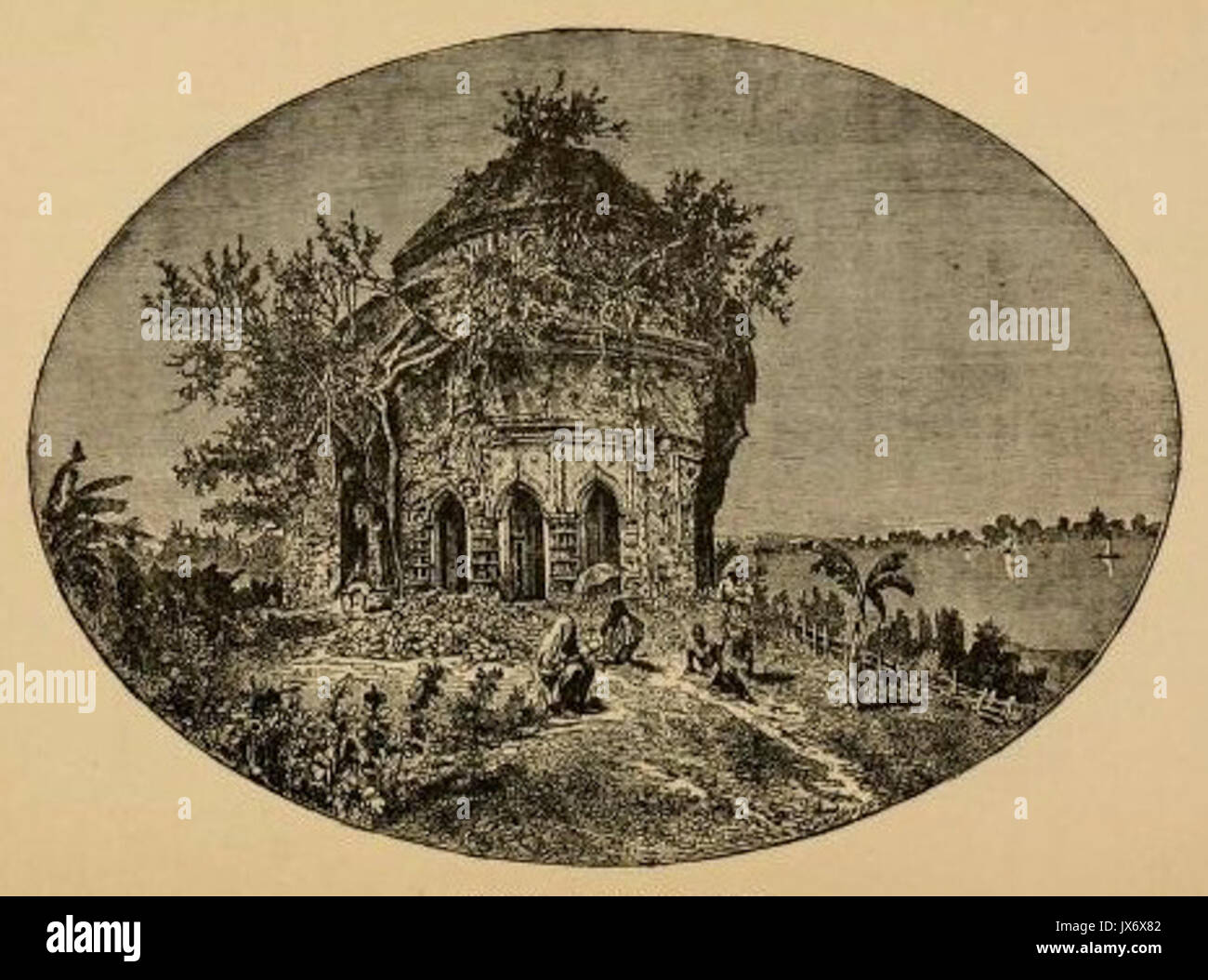 Pagoda at Aldeen House Stock Photo - Alamy