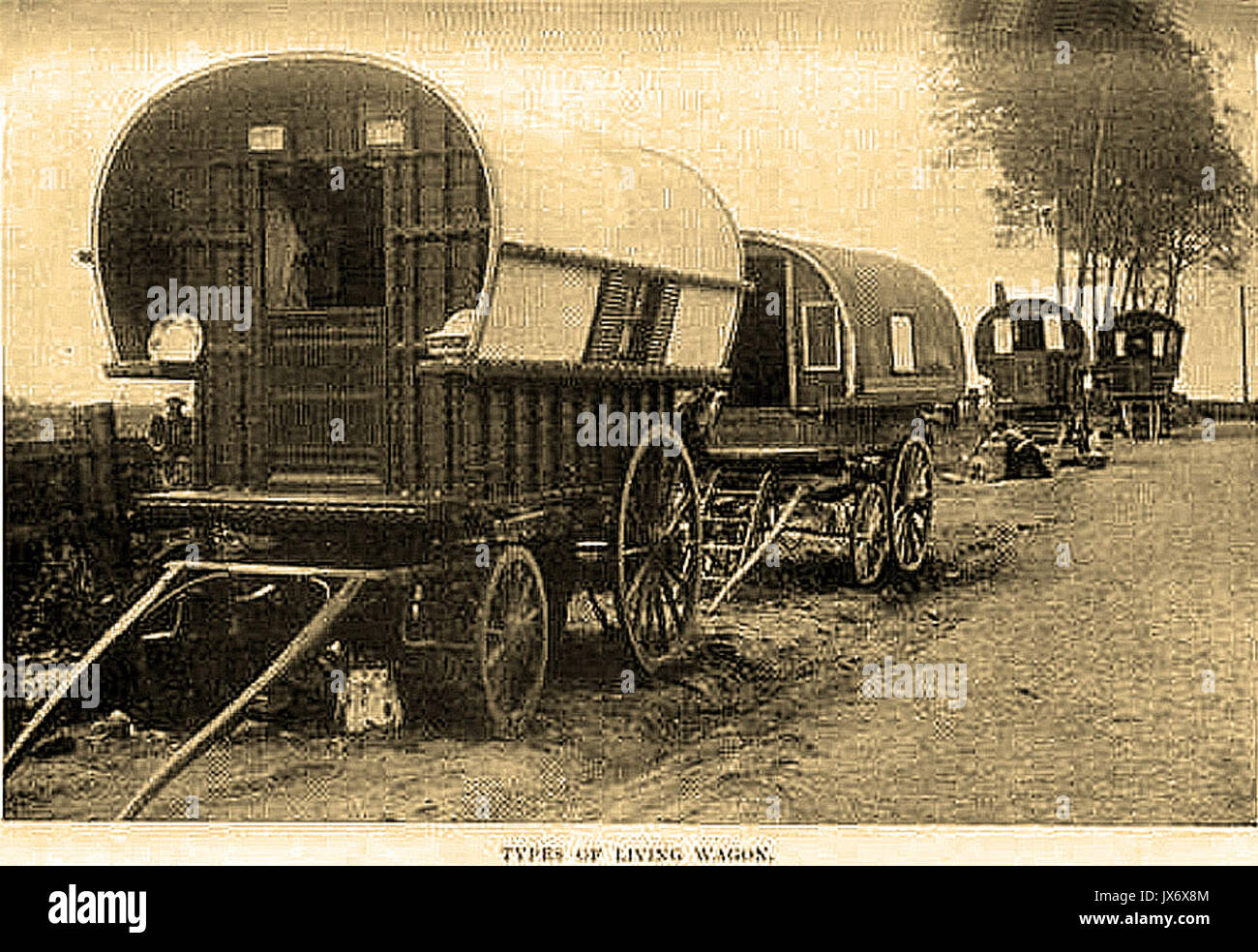 Types of living wagon Stock Photo - Alamy