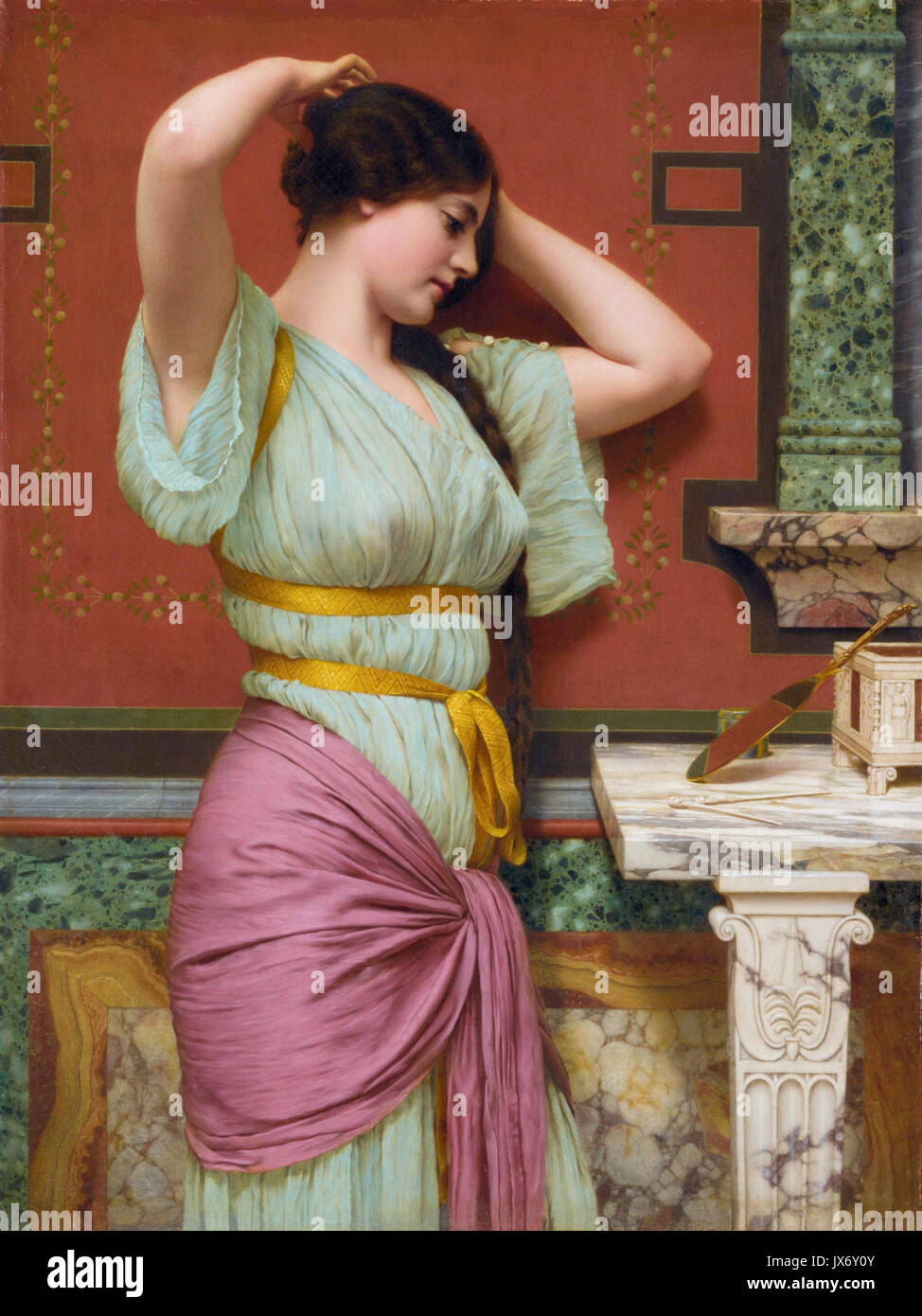 Julia, by John William Godward Stock Photo - Alamy