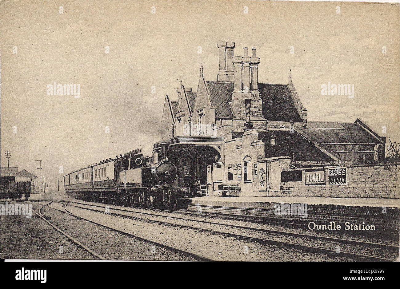 Oundle railway station Stock Photo - Alamy