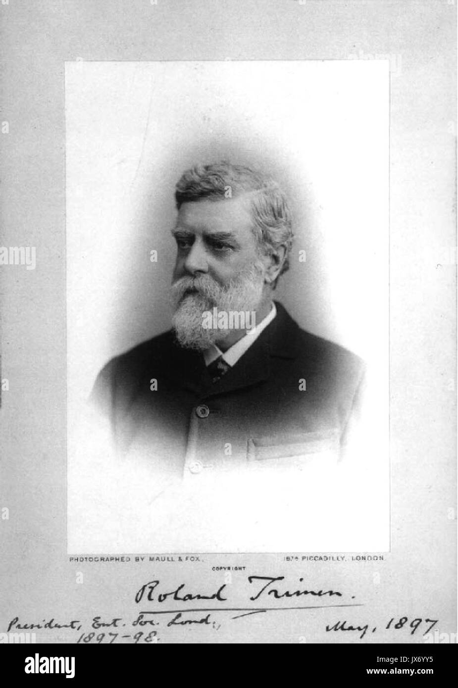 Roland Trimen photo Stock Photo - Alamy
